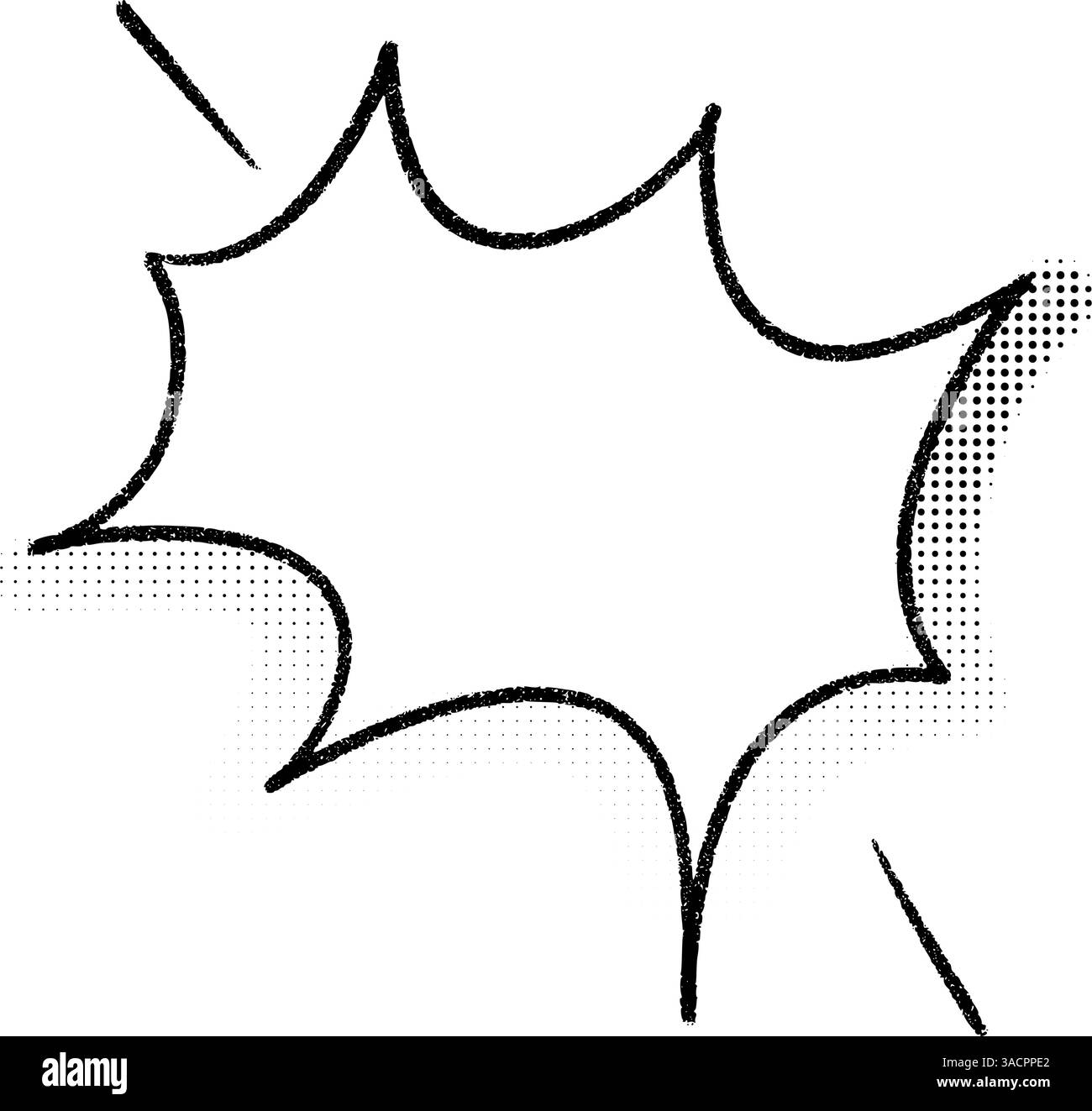 Pow! Comic speech bubble with explosive text effect. Cartoon pop art ...