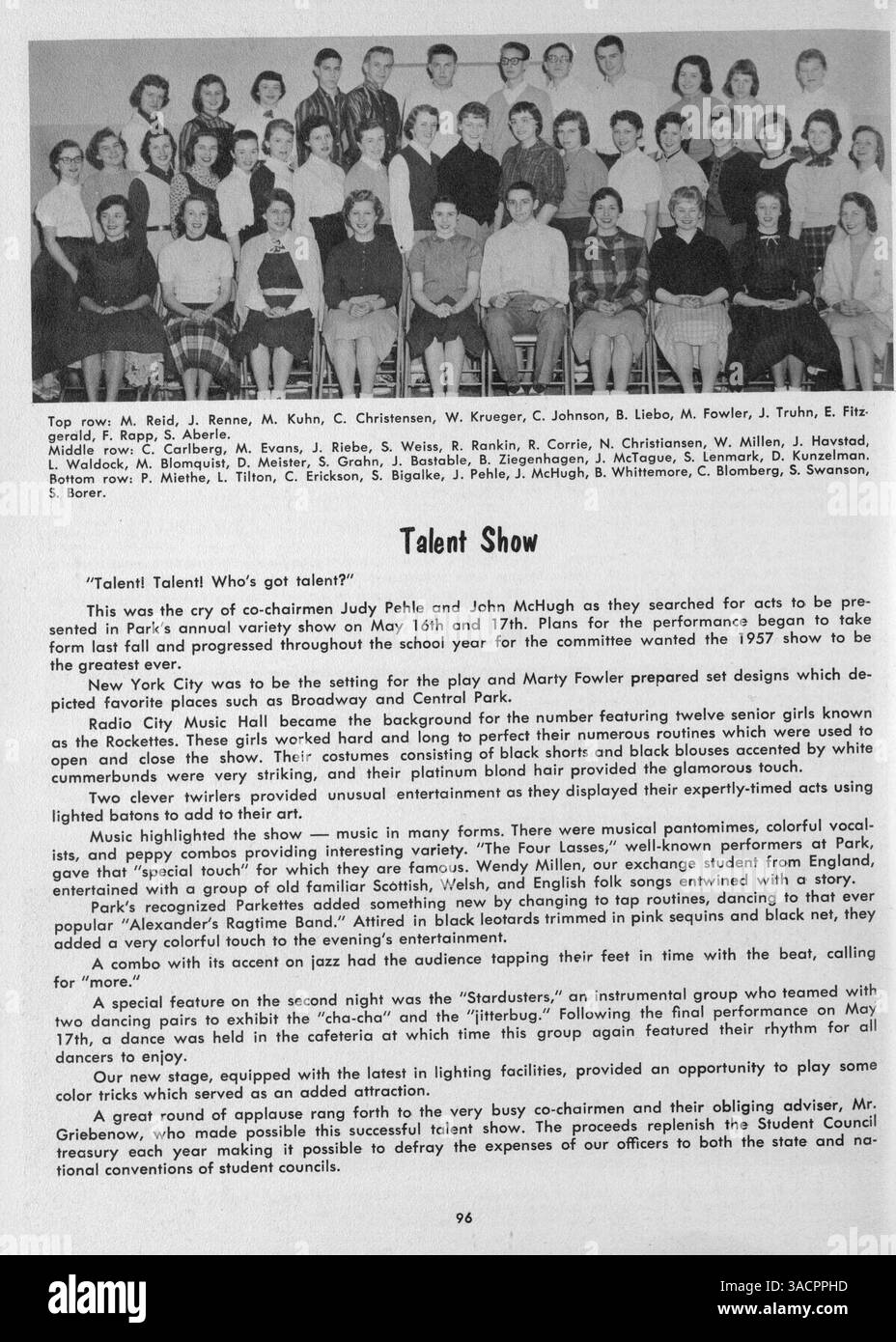 This high school annual, the 1957 Echowan Yearbook, provides a glimpse into St. Louis Park High ...