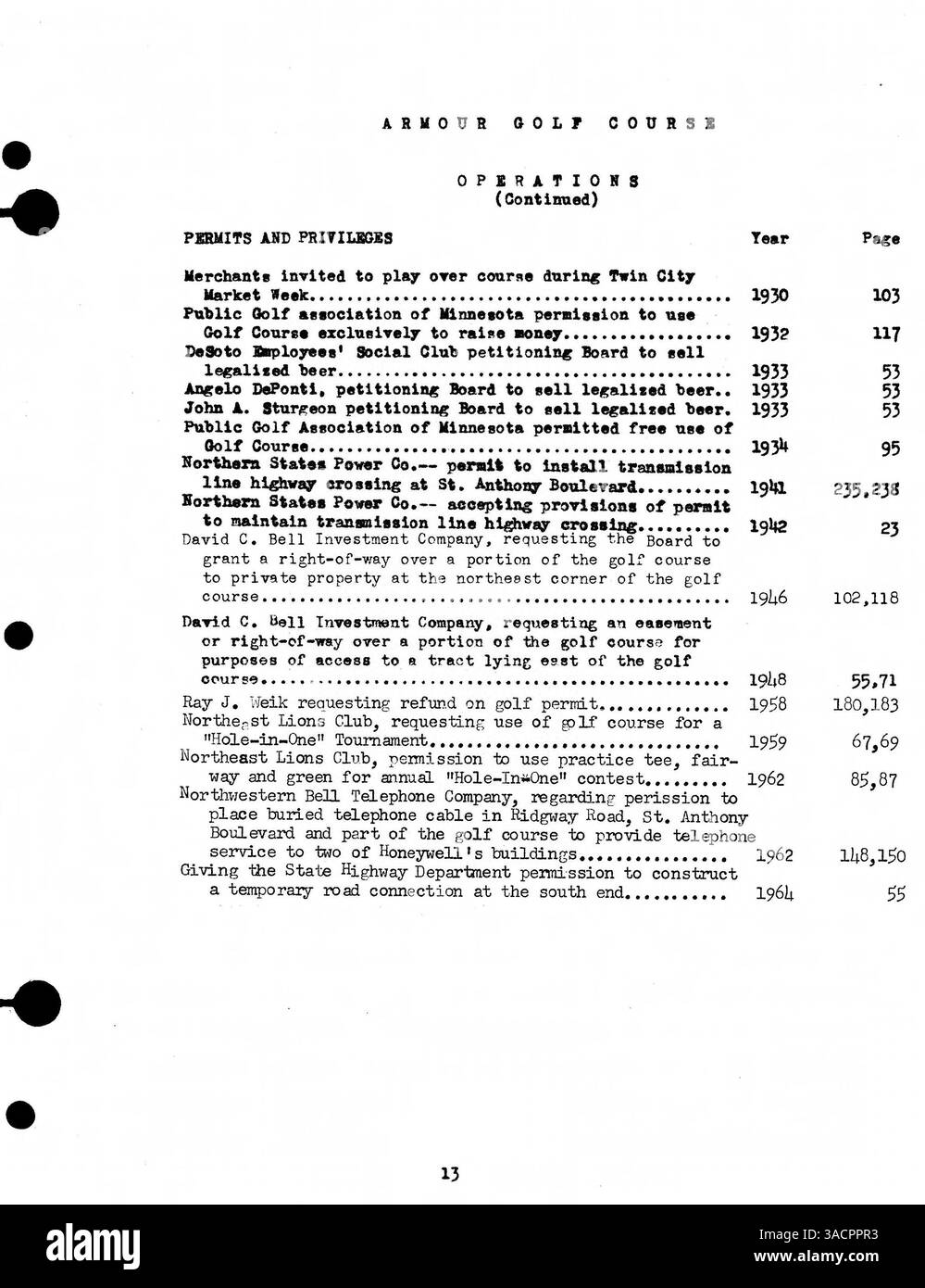 Organized alphabetically by park name, this WPA-prepared index ...