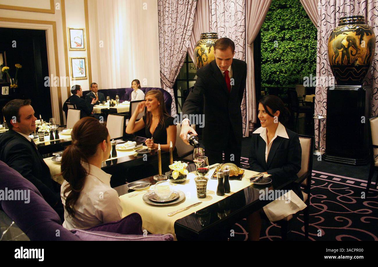 Nov 10, 2007 - Las Vegas, Nevada, USA - The Joel Robuchon Restaurant in ...
