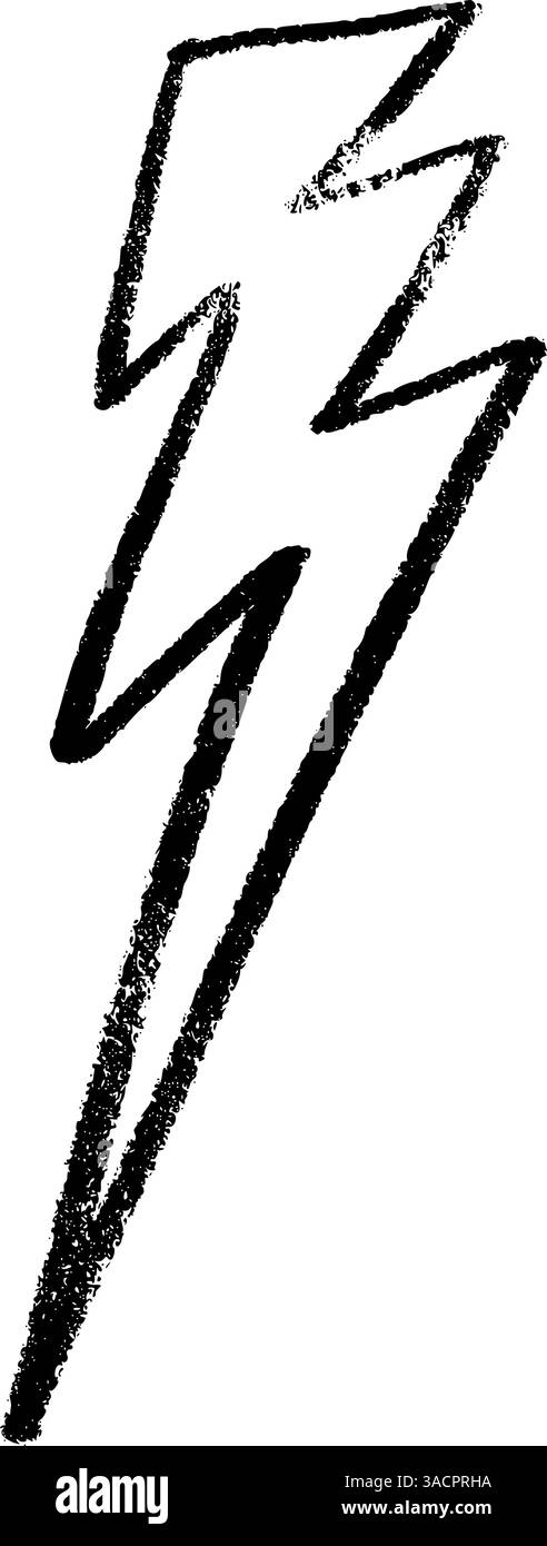 Lightning thunderbolt pictogram outline. Power logo with electric flash ...