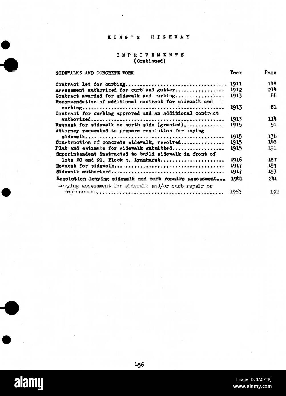The Minneapolis Park Board proceedings index (1883-1964) is ...