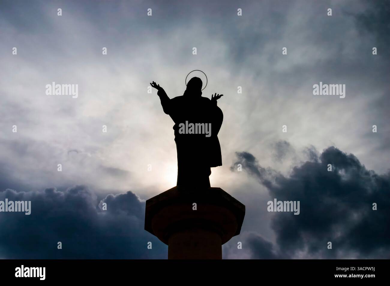 Jesus Arms Open Silhouette