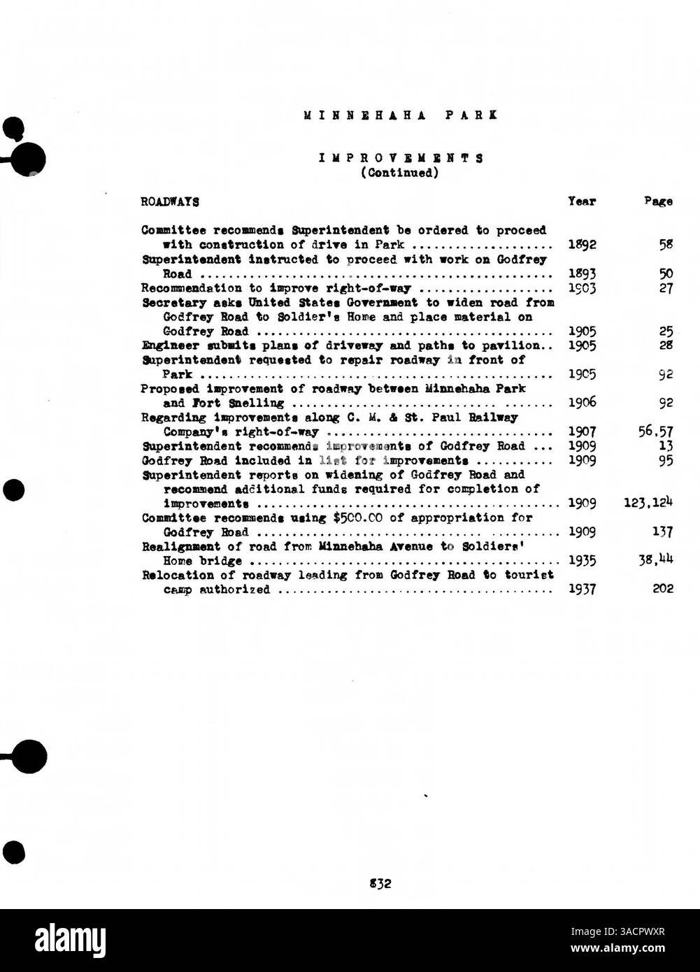 Prepared under the Federal WPA for the Minneapolis Park Board, this ...
