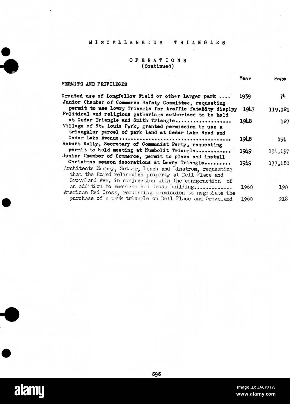 Documents minneapolis park b hi-res stock photography and images - Alamy