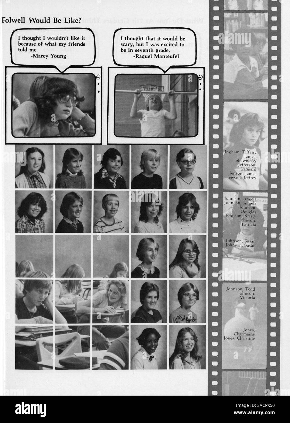 The 1982 Folwell Falcon Annual yearbook captures the 1981-1982 school ...
