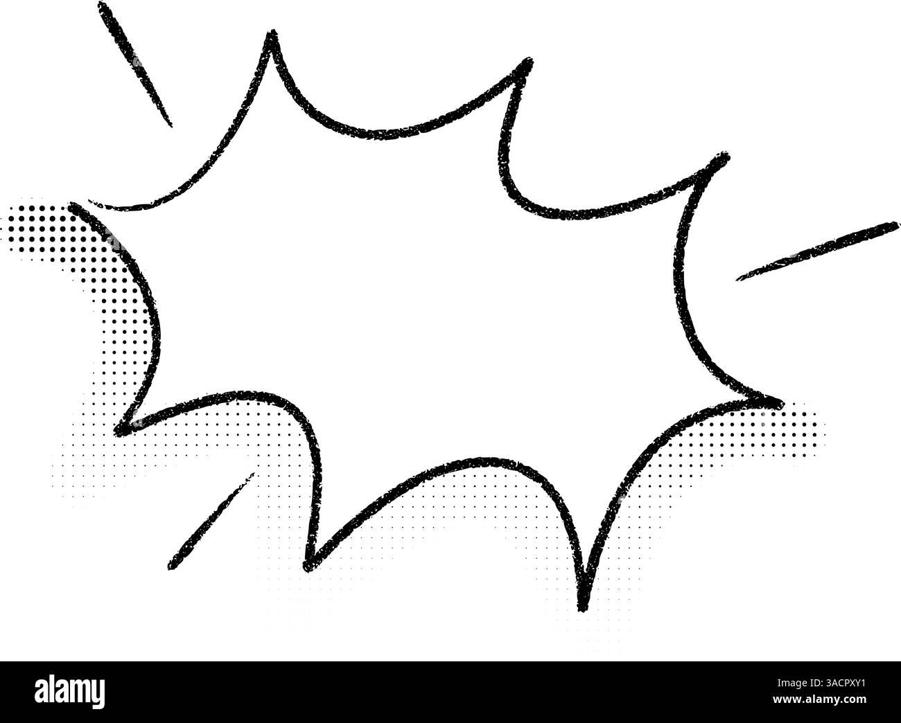 Pow! Comic speech bubble with explosive text effect. Cartoon pop art ...