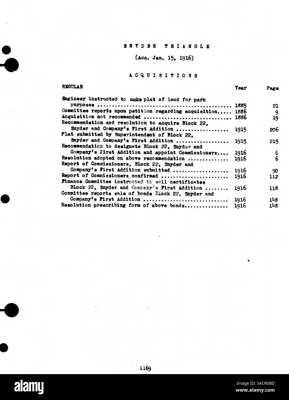 This WPA-indexed document covers the Minneapolis Park Board proceedings ...