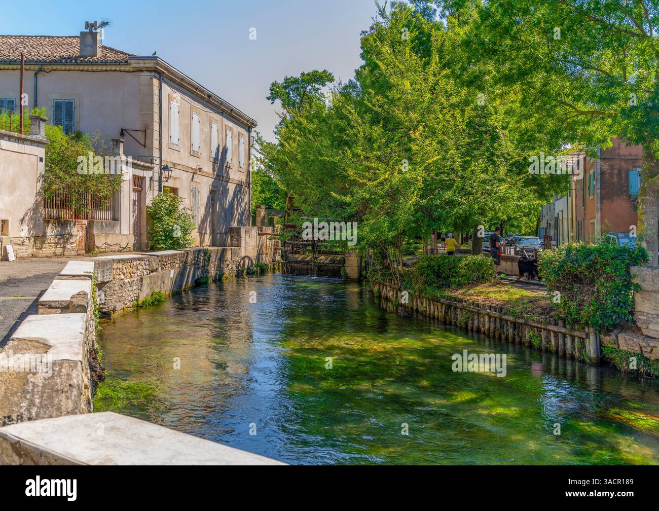 Impression of L'Isle-sur-la-Sorgue, a town and commune on the Sorgue ...