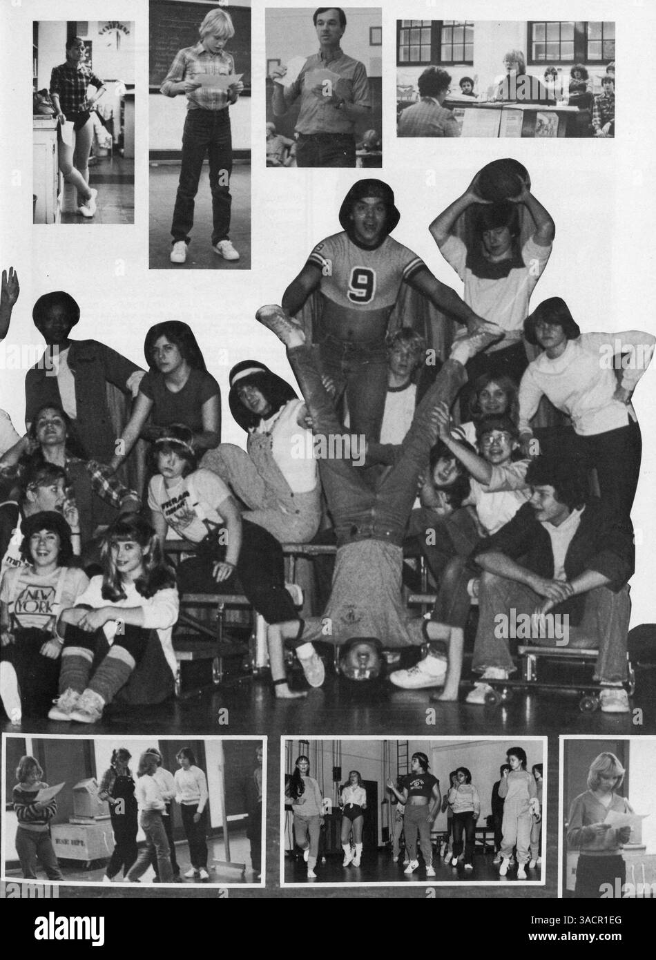 The 1982 yearbook from Folwell Junior High features students, teachers ...