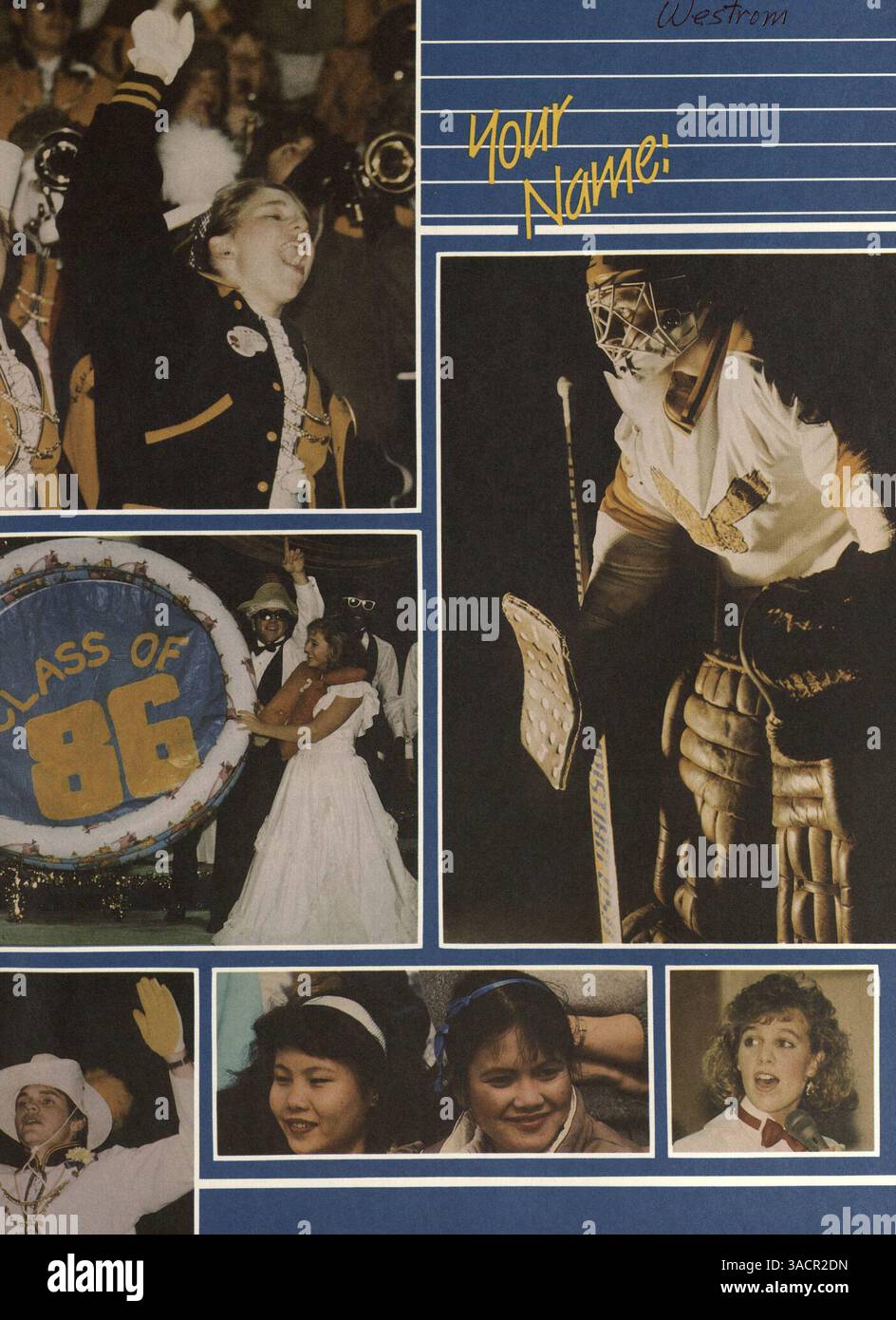 This 1986 yearbook from Kennedy High School showcases student and ...