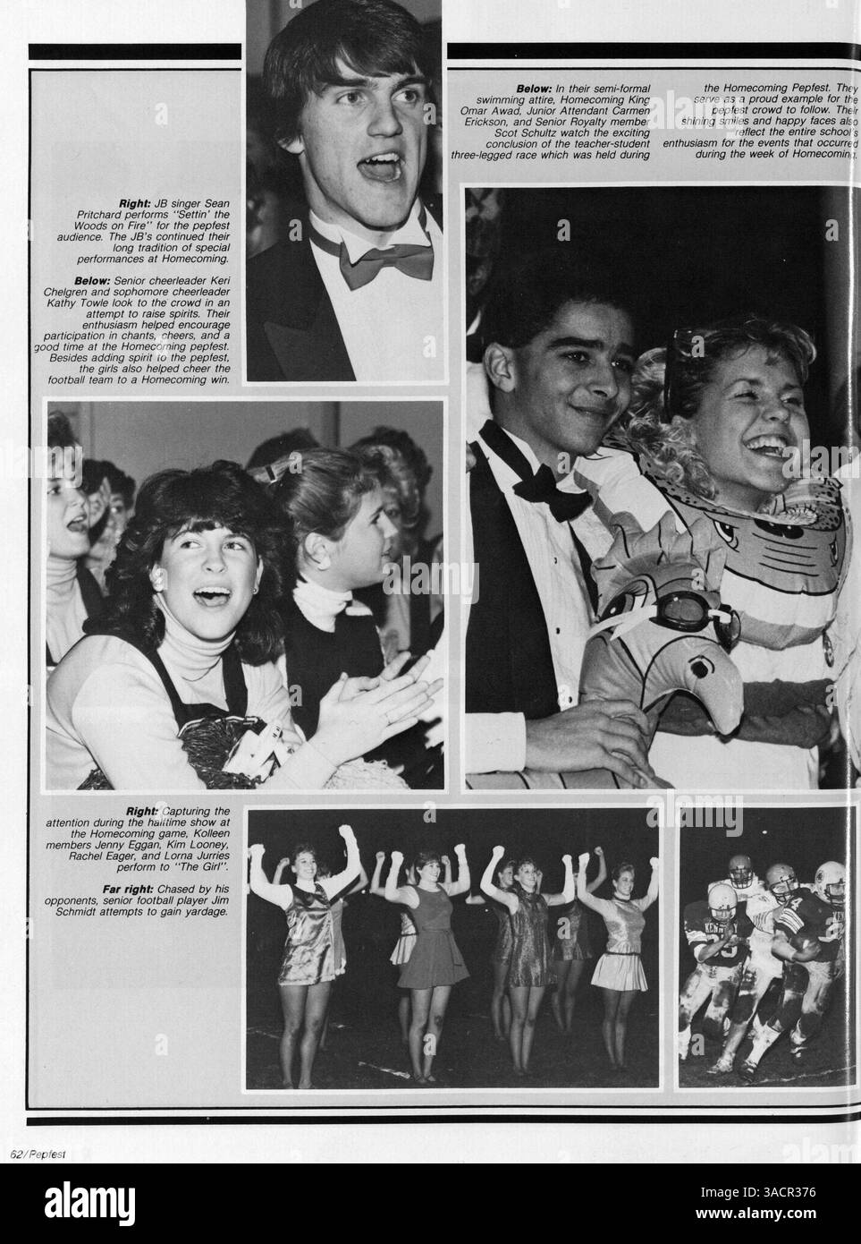 This yearbook from Kennedy High School in 1986 documents the profiles ...