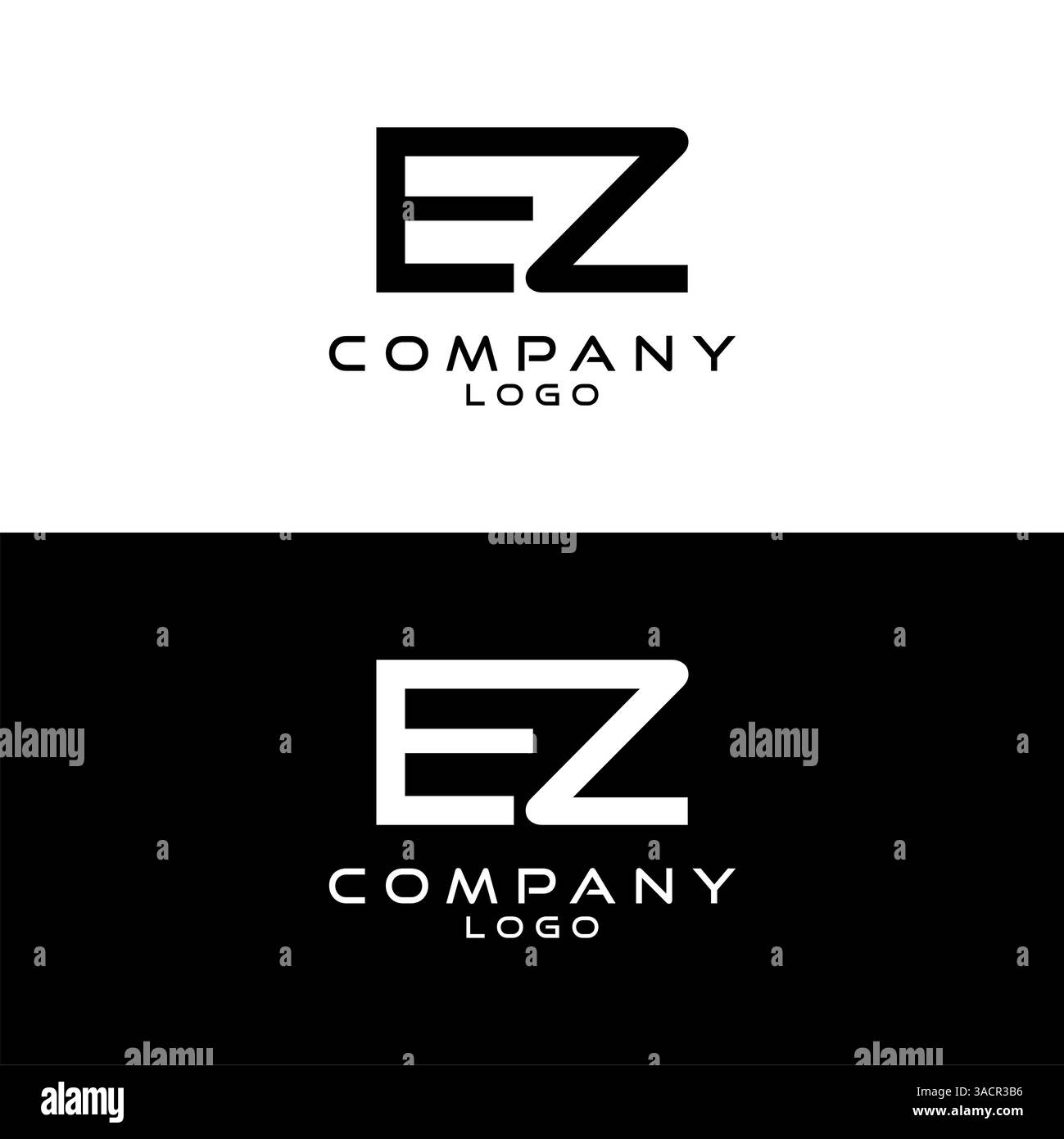 EZ, ZE letter company logo design template vector Stock Vector Image & Art - Alamy