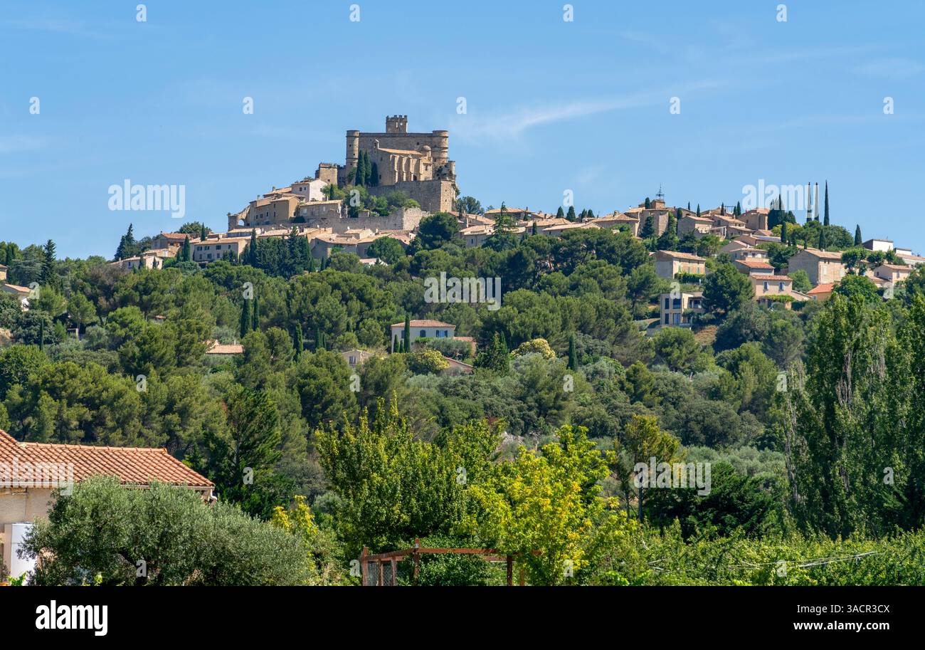 Scenery around Le Barroux in the Vacluse department in the Provence ...