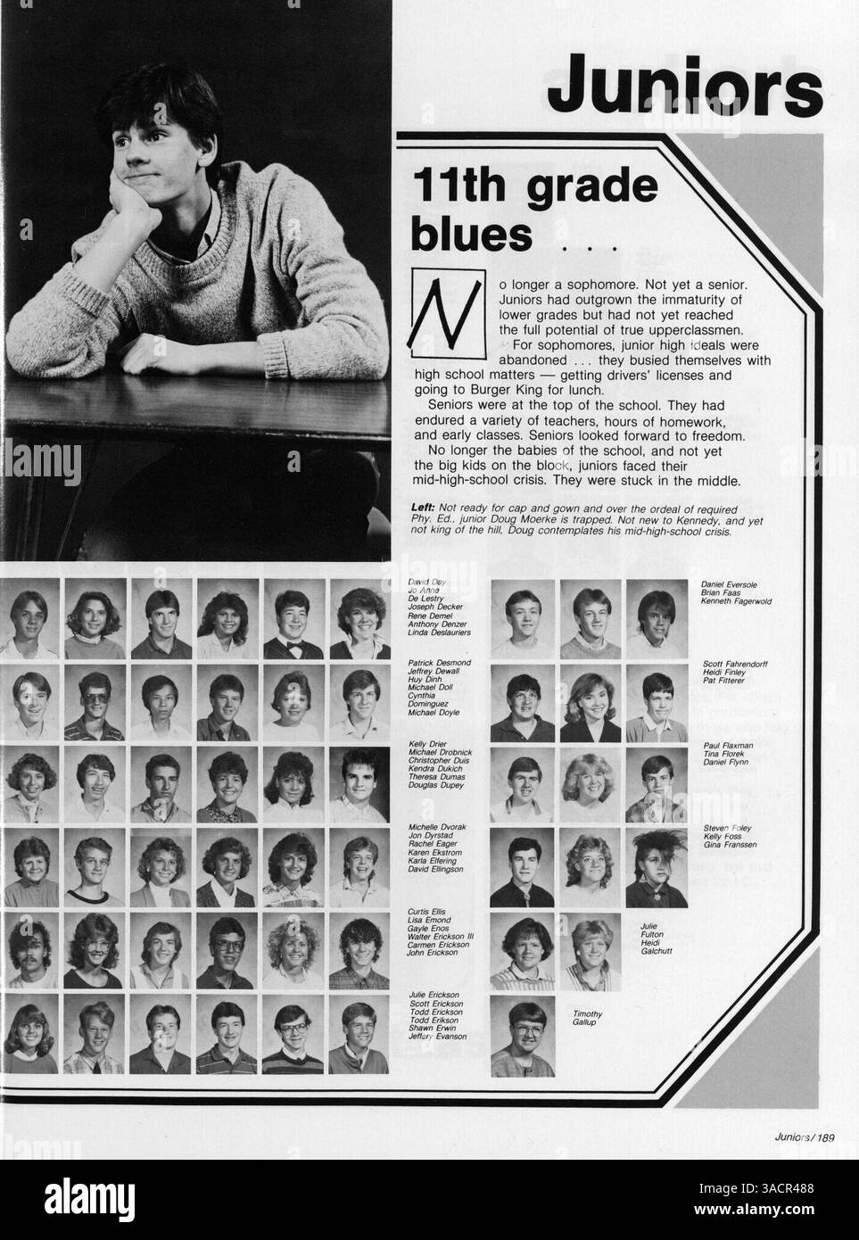The Kennedy High Yearbook from 1986 covers all aspects of student life ...