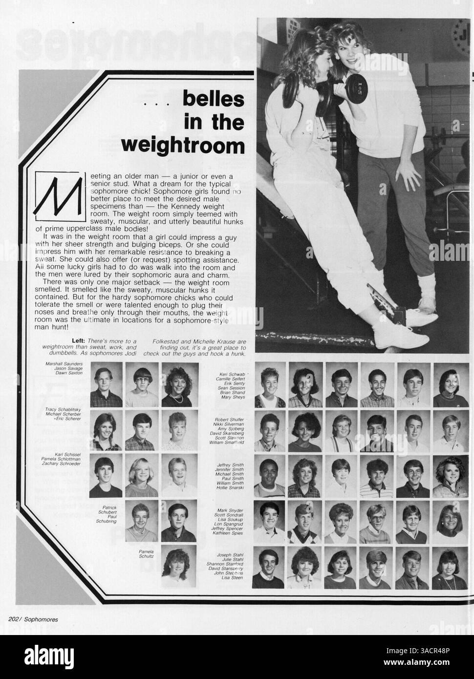 The 1986 Kennedy High Yearbook presents a visual account of the school ...