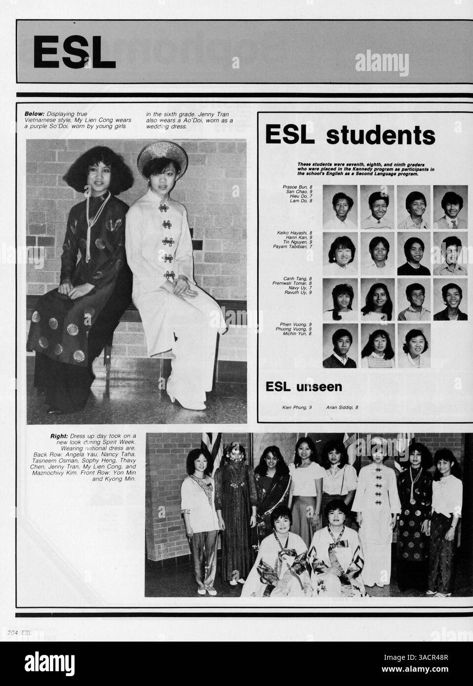 The 1986 Kennedy High Yearbook highlights the major events, sports ...