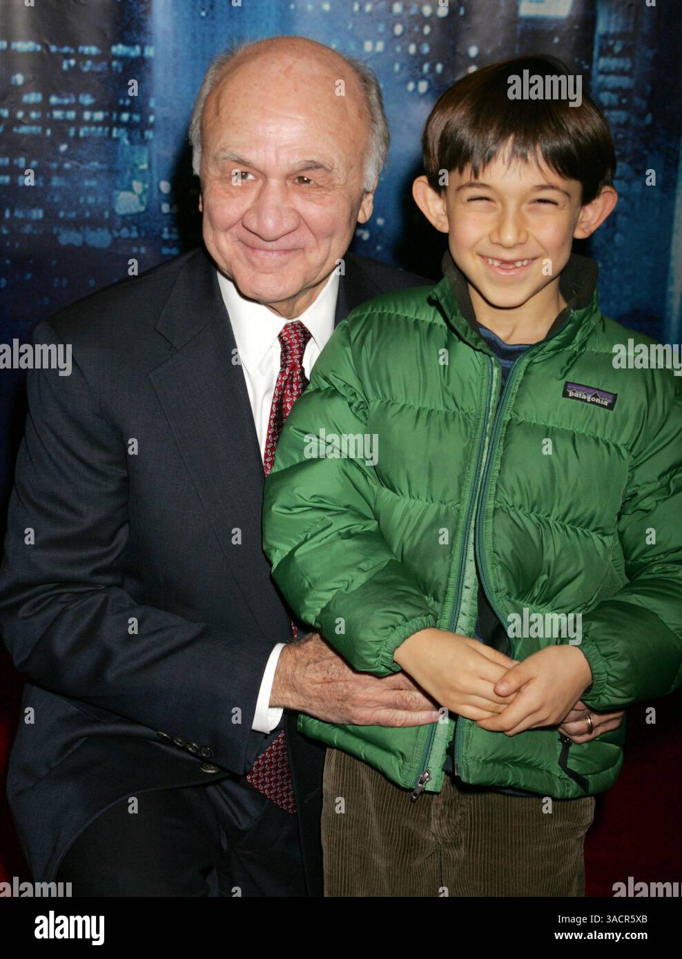 Nyc fire commissioner nicholas scarpetta and his grandson lucas hi-res ...