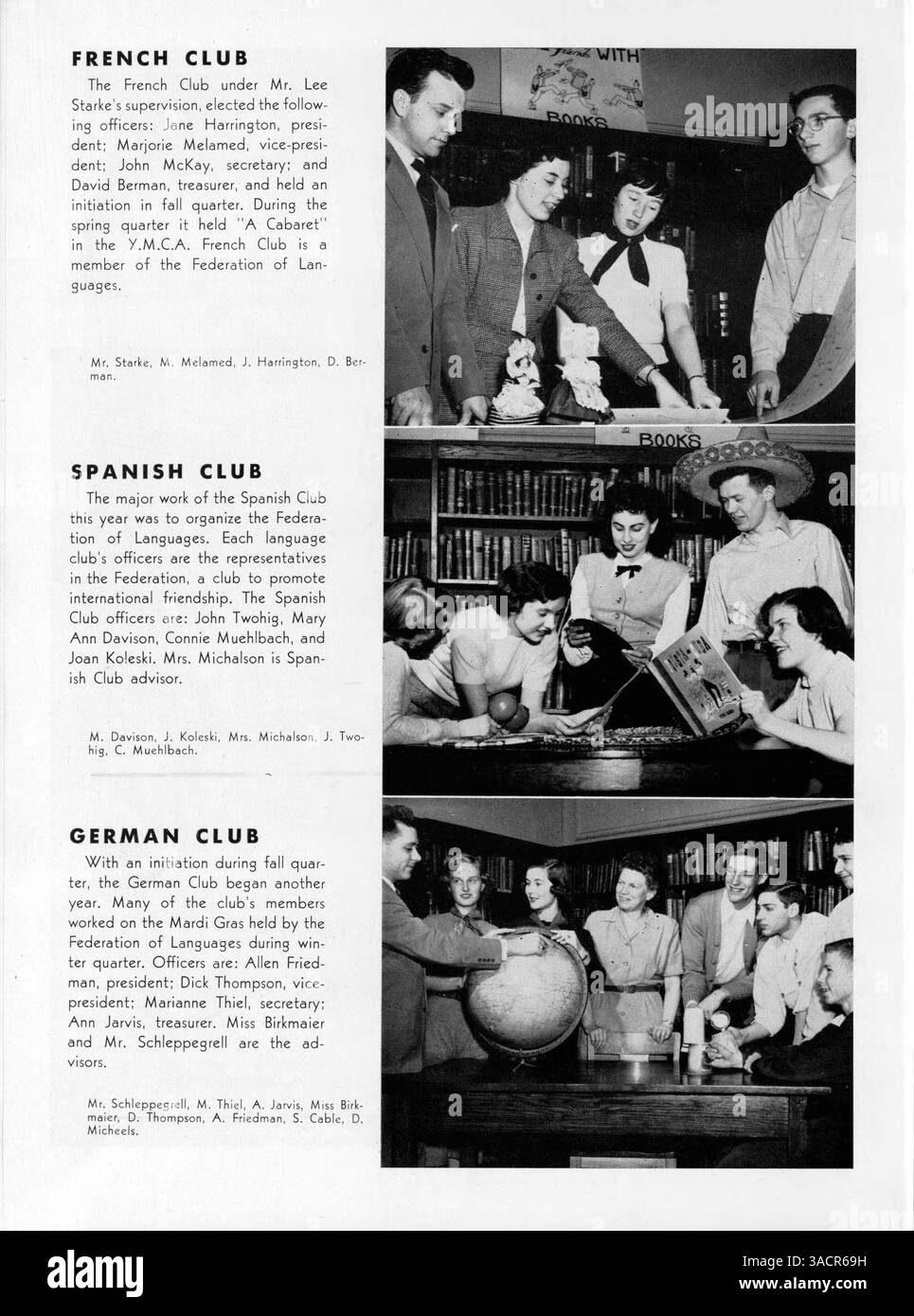 The Bisbila yearbook of 1950 captures University High School's 1949 ...