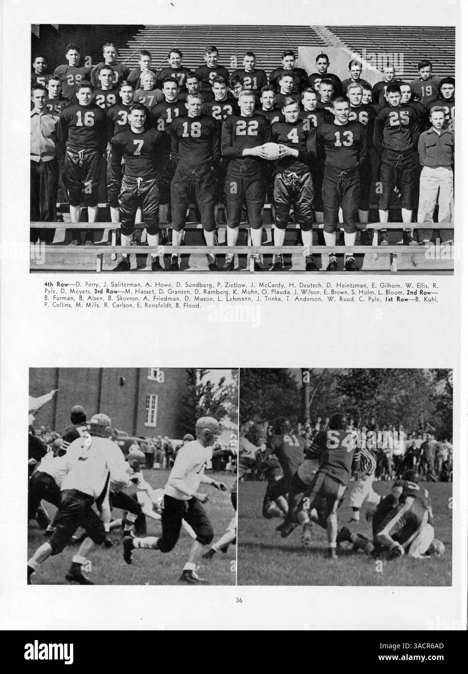 The 1950 University High School yearbook, Bisbila, captures the major ...