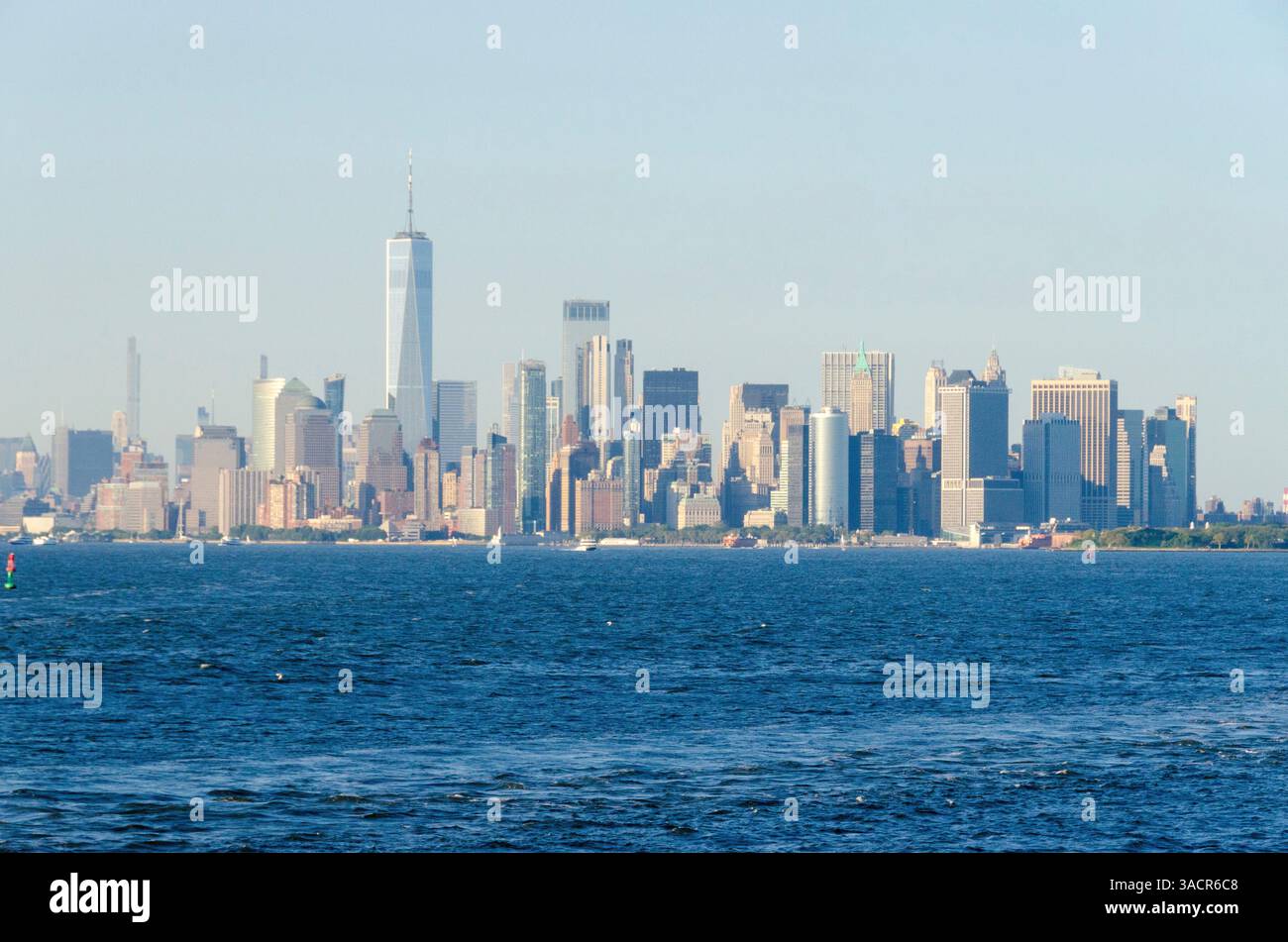 Upper Bay and southern tip of Lower Manhattan Stock Photo - Alamy