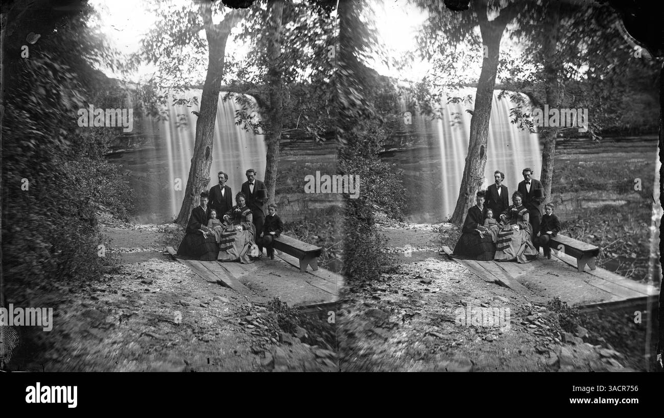 A photograph of william illingworth and his family at minnehaha Black ...