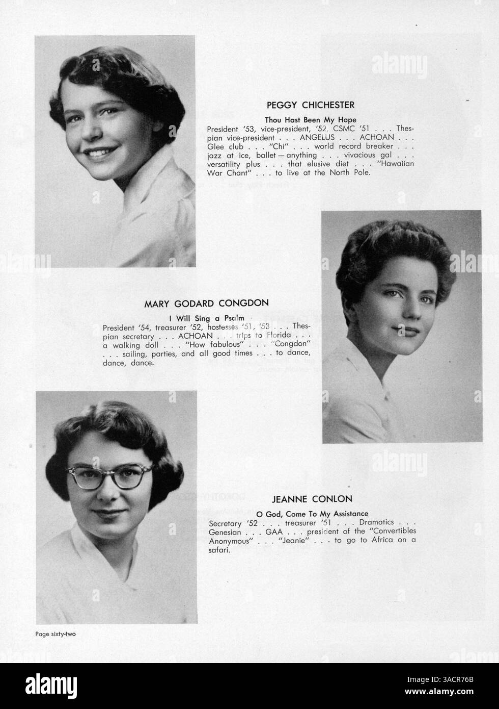 The 'Angelus' Yearbook of 1954 highlights student life, athletics ...