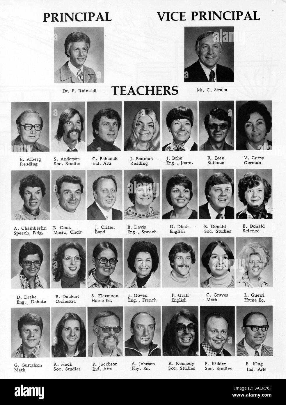 School events the 1974 1975 hi-res stock photography and images - Alamy