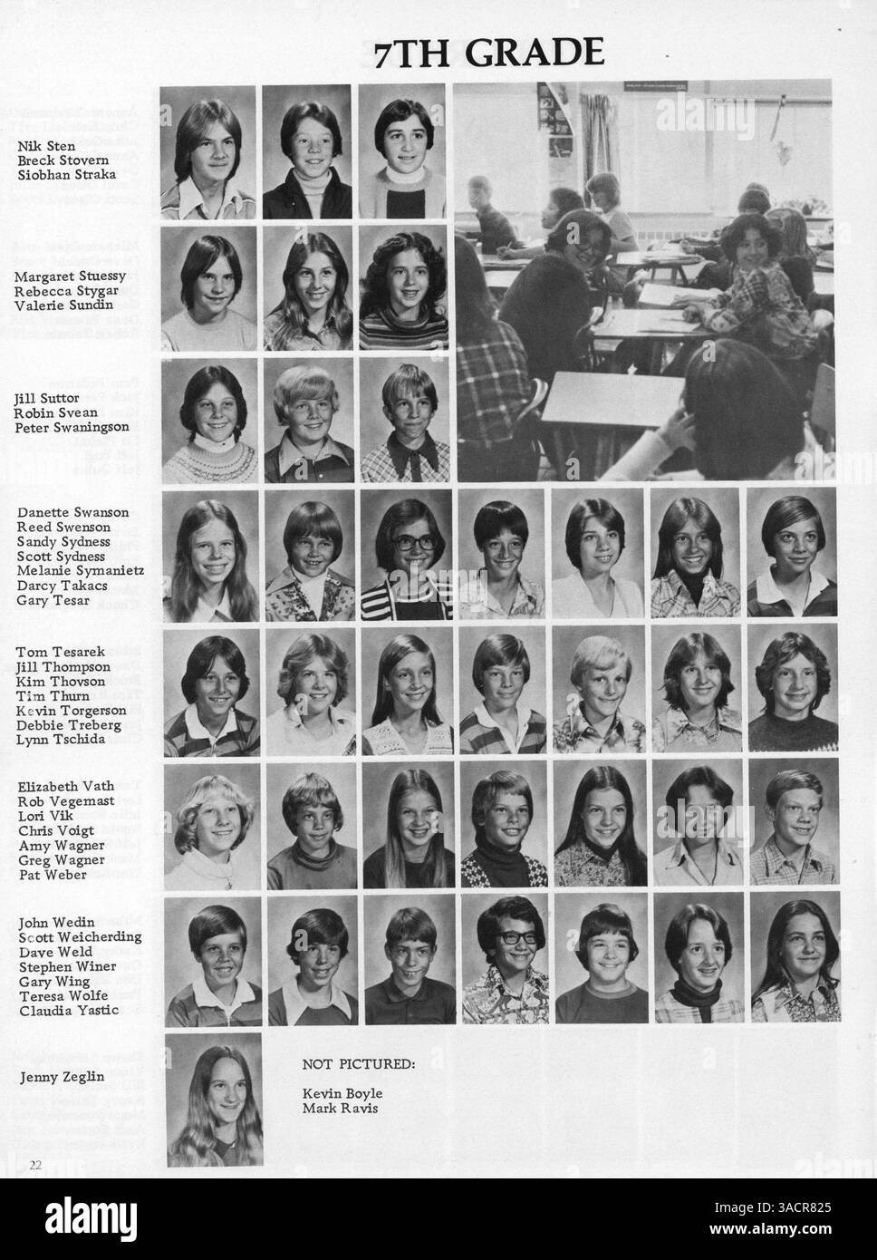 This high school yearbook from 1974 captures the students hi-res stock photography and images ...