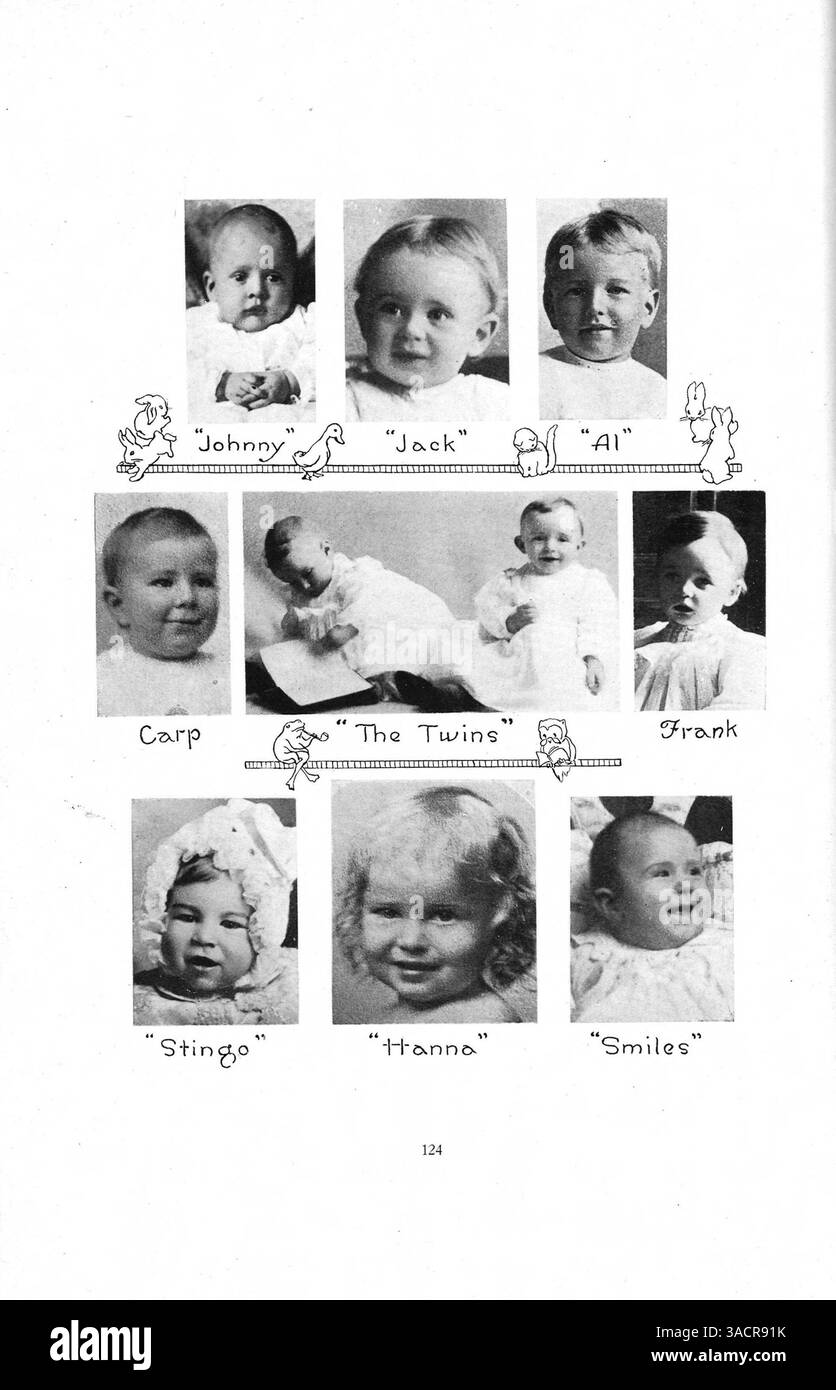 Significant school events from the 1918 1919 school year hi-res stock ...