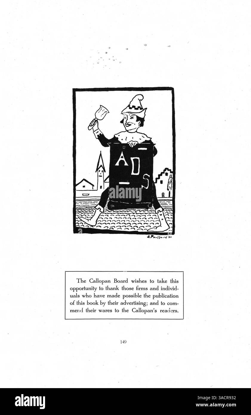'The Callopan' yearbook from 1919 highlights student portraits, faculty ...