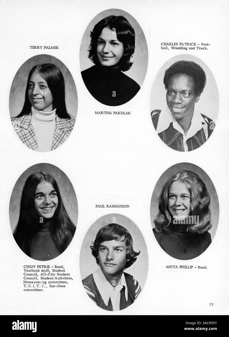 The 1974 Centralian yearbook from Central High School documents the ...