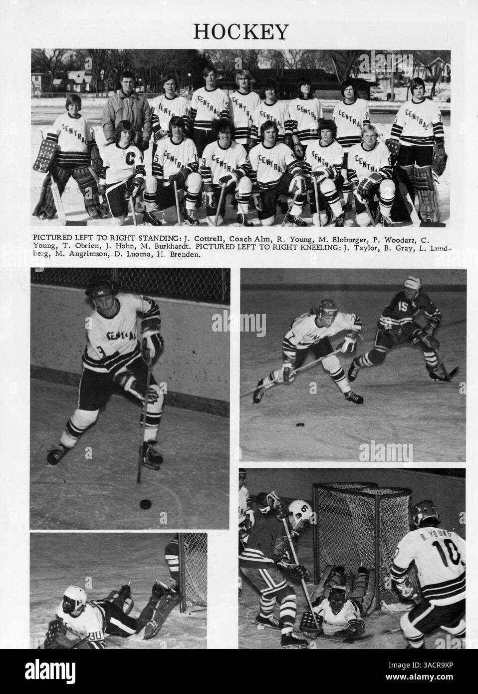 The 1974 Centralian yearbook records the activities, clubs, athletics ...