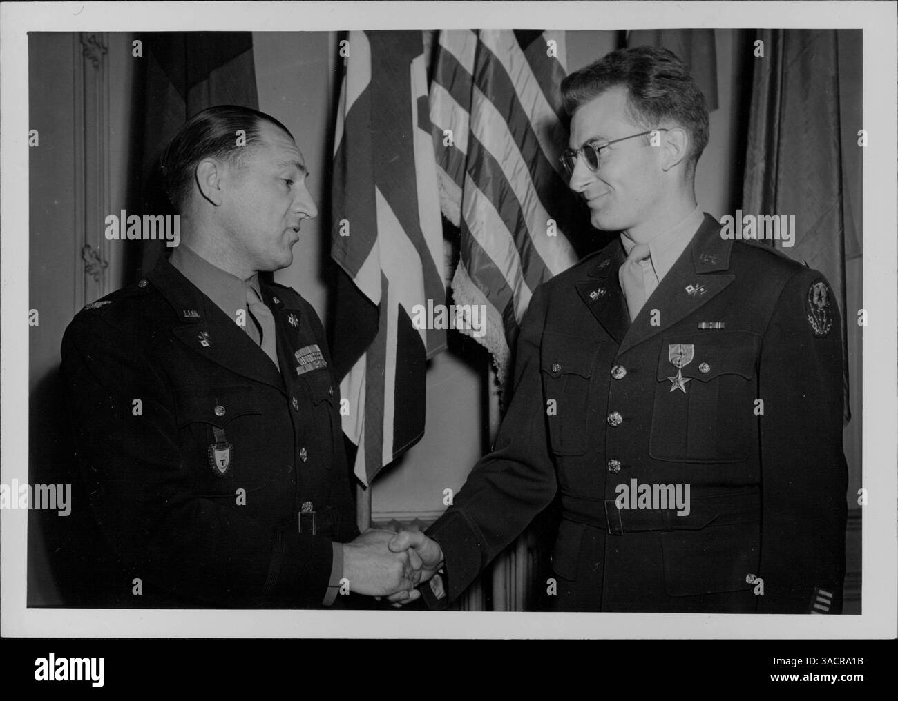 First Lieutenant Donald B. Bolkcom of Minneapolis receives the Bronze ...