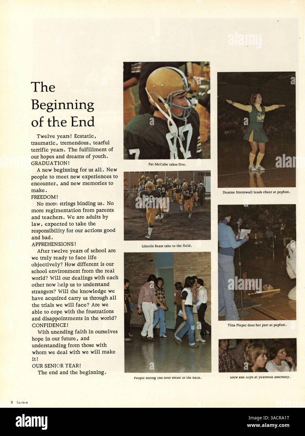 The 1976 Lincoln High Yearbook reflects the school’s community by ...