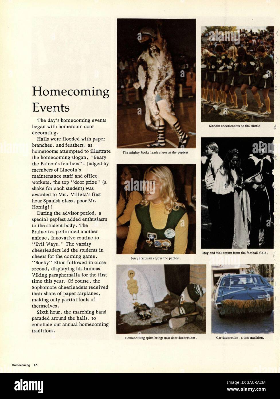 The 1976 Lincoln High Yearbook reflects the school's dynamic community ...