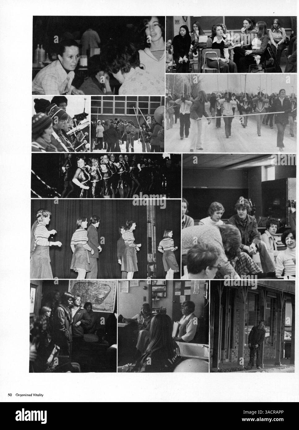 The 1976 lincoln high yearbook documents student participation in clubs ...