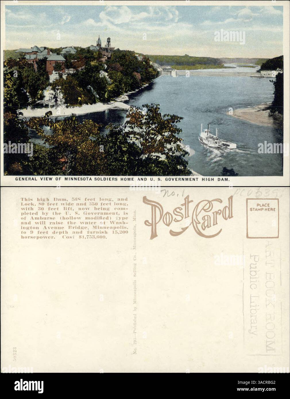 This aerial view shows the Minnesota Soldiers Home alongside the U.S ...