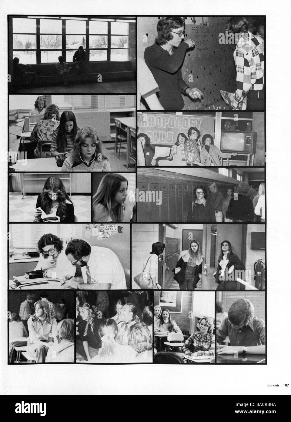 The 1976 Lincoln High Yearbook documents student life, athletics, clubs ...