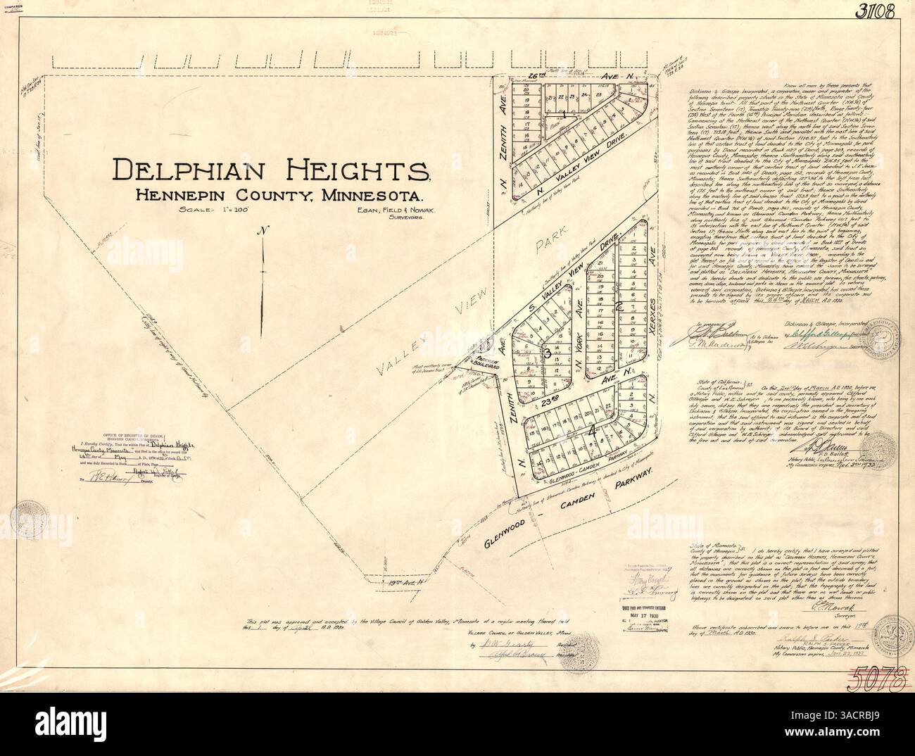 Delphian heights is a historic location hi-res stock photography and ...