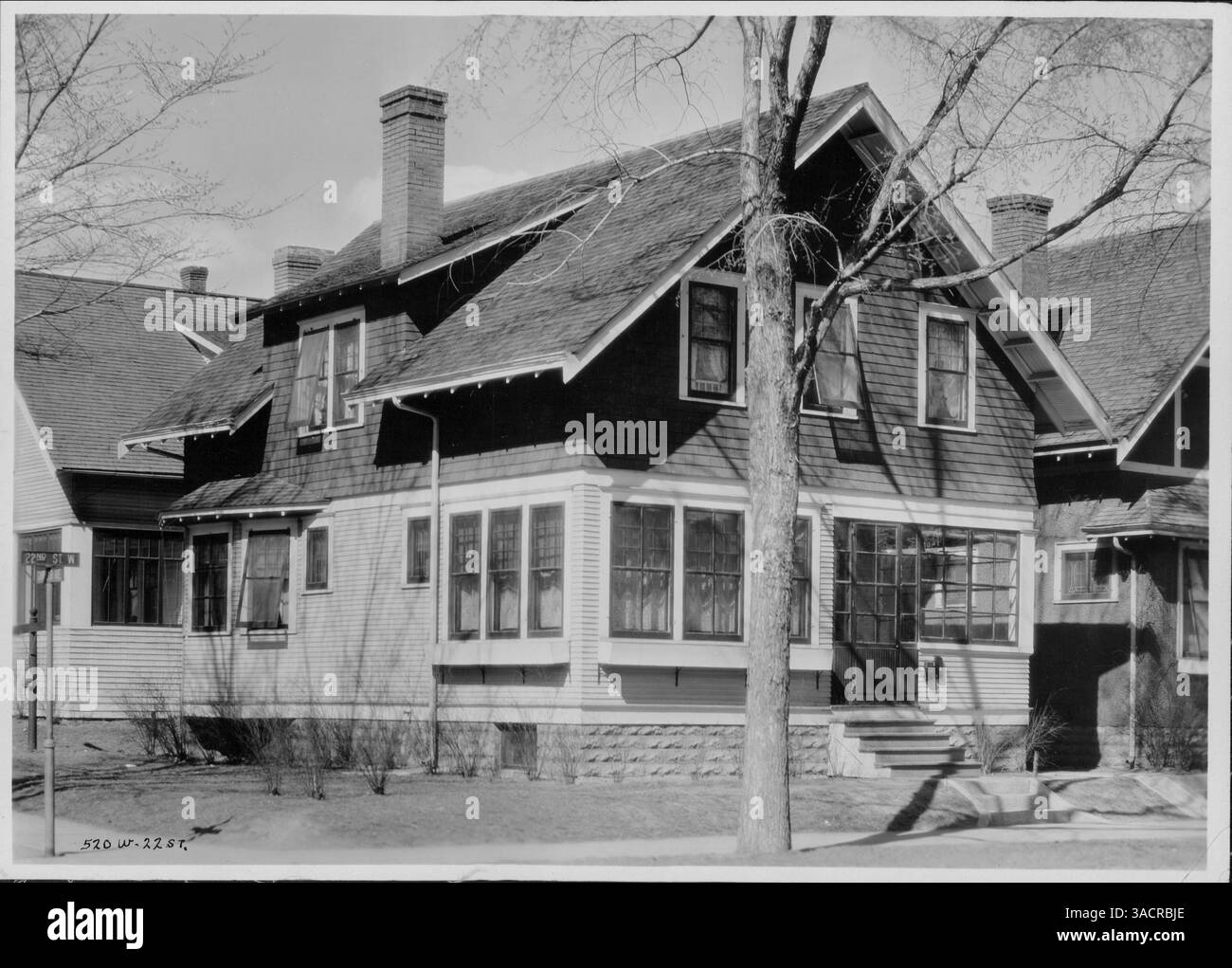 This image shows a house located on 22nd Street West in Minneapolis ...