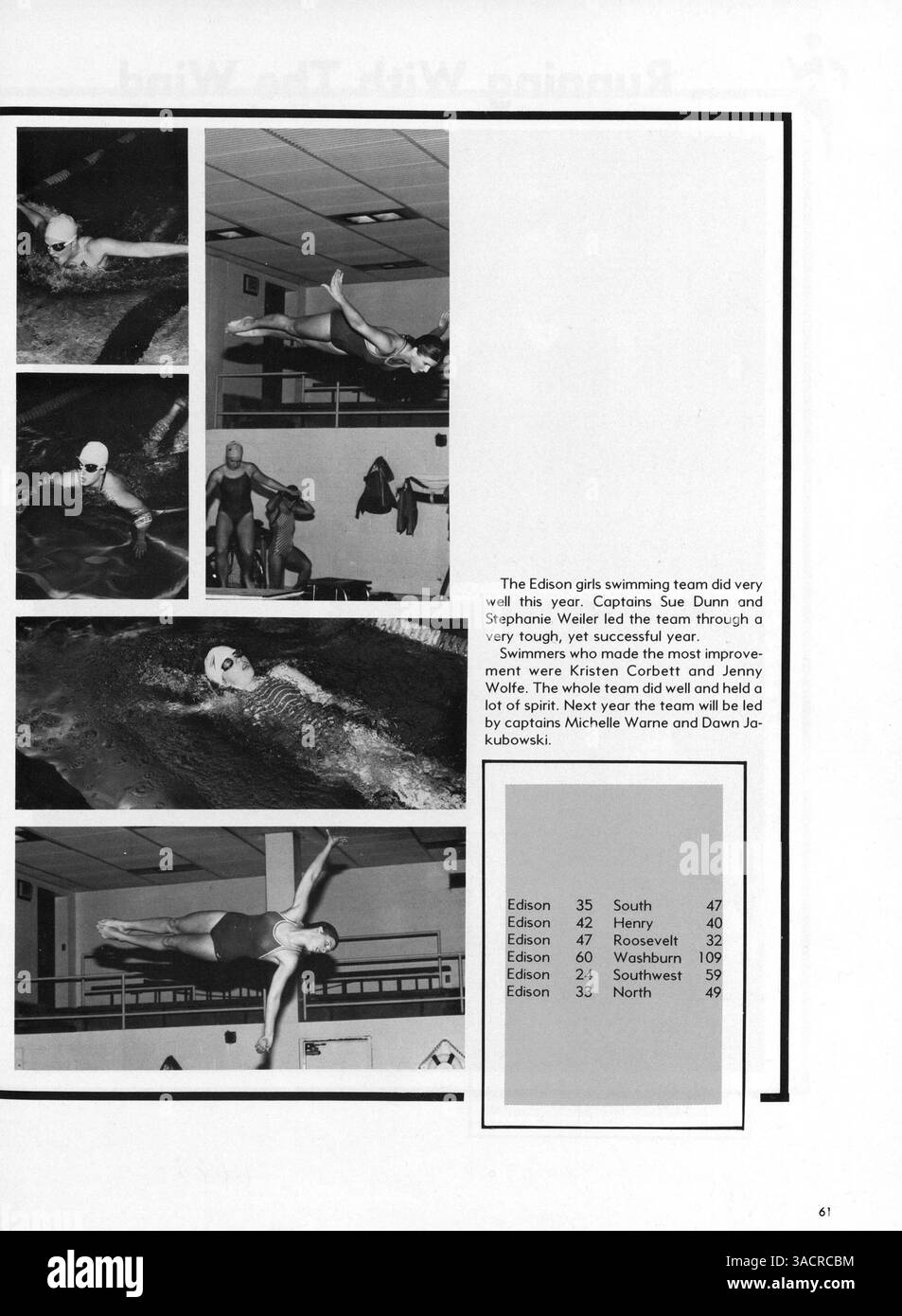 The 1985 Edison Yearbook, 'Wizard,' highlights key moments from the ...