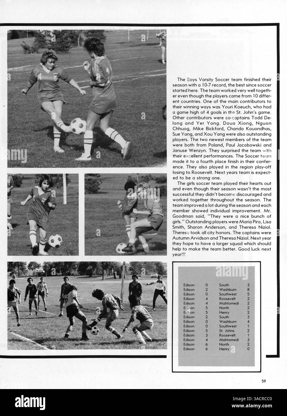 Yearbook features key moments from the 1984 1985 school year hi-res ...