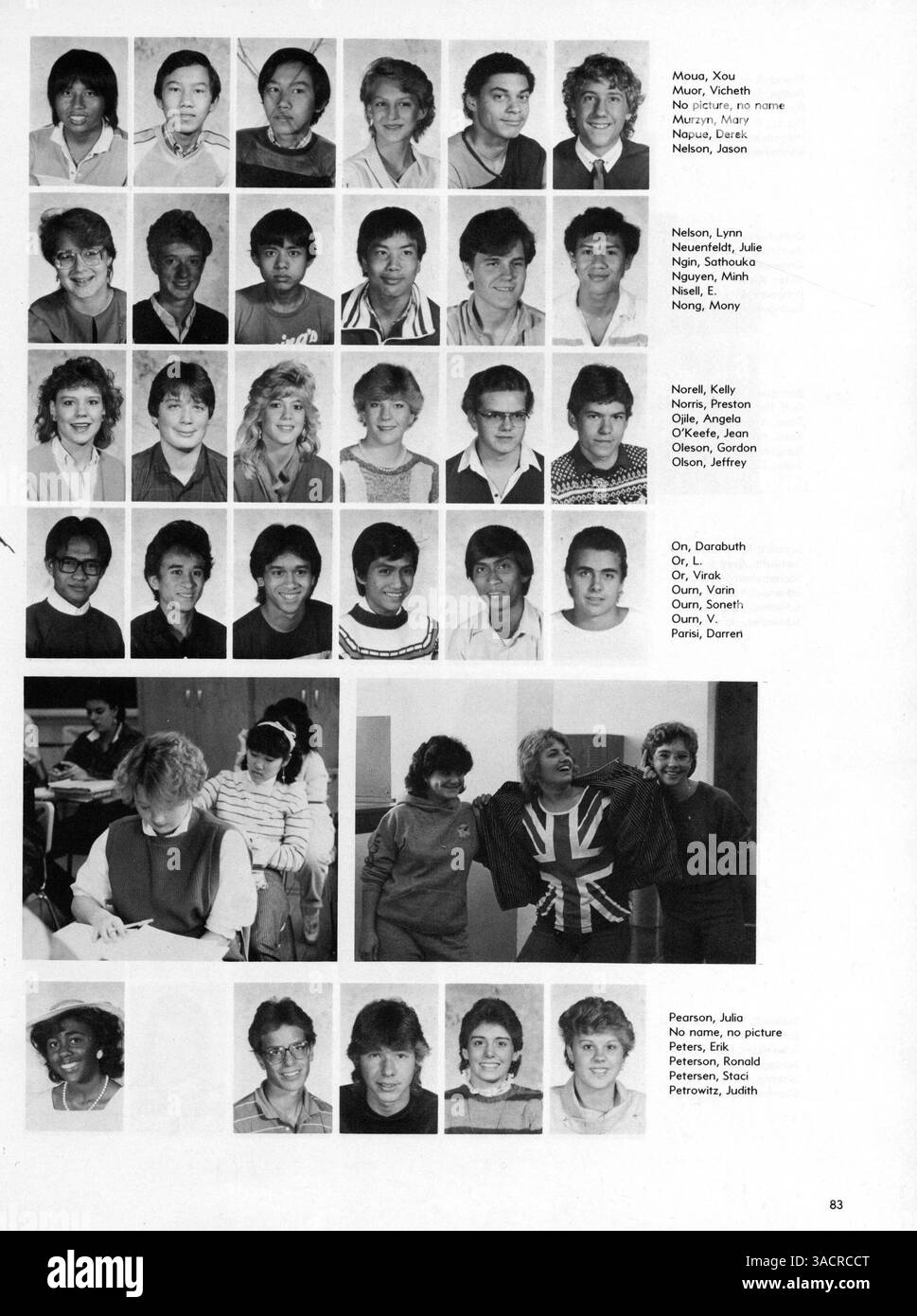 Yearbook documents the 1984 1985 school year at edison high school hi ...