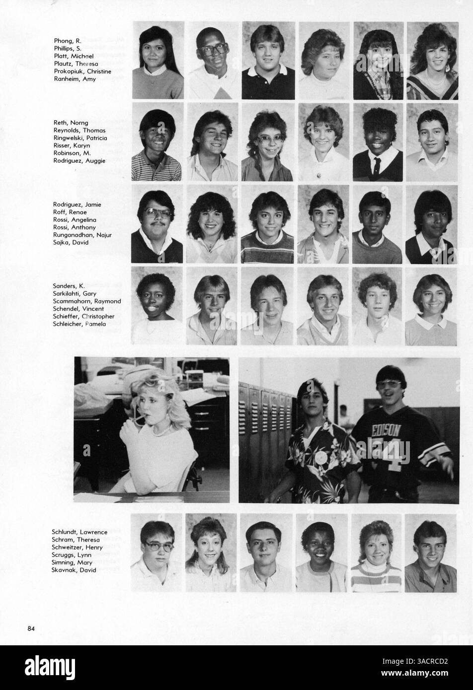 The 1985 Edison Yearbook, 'Wizard,' highlights key moments from the ...