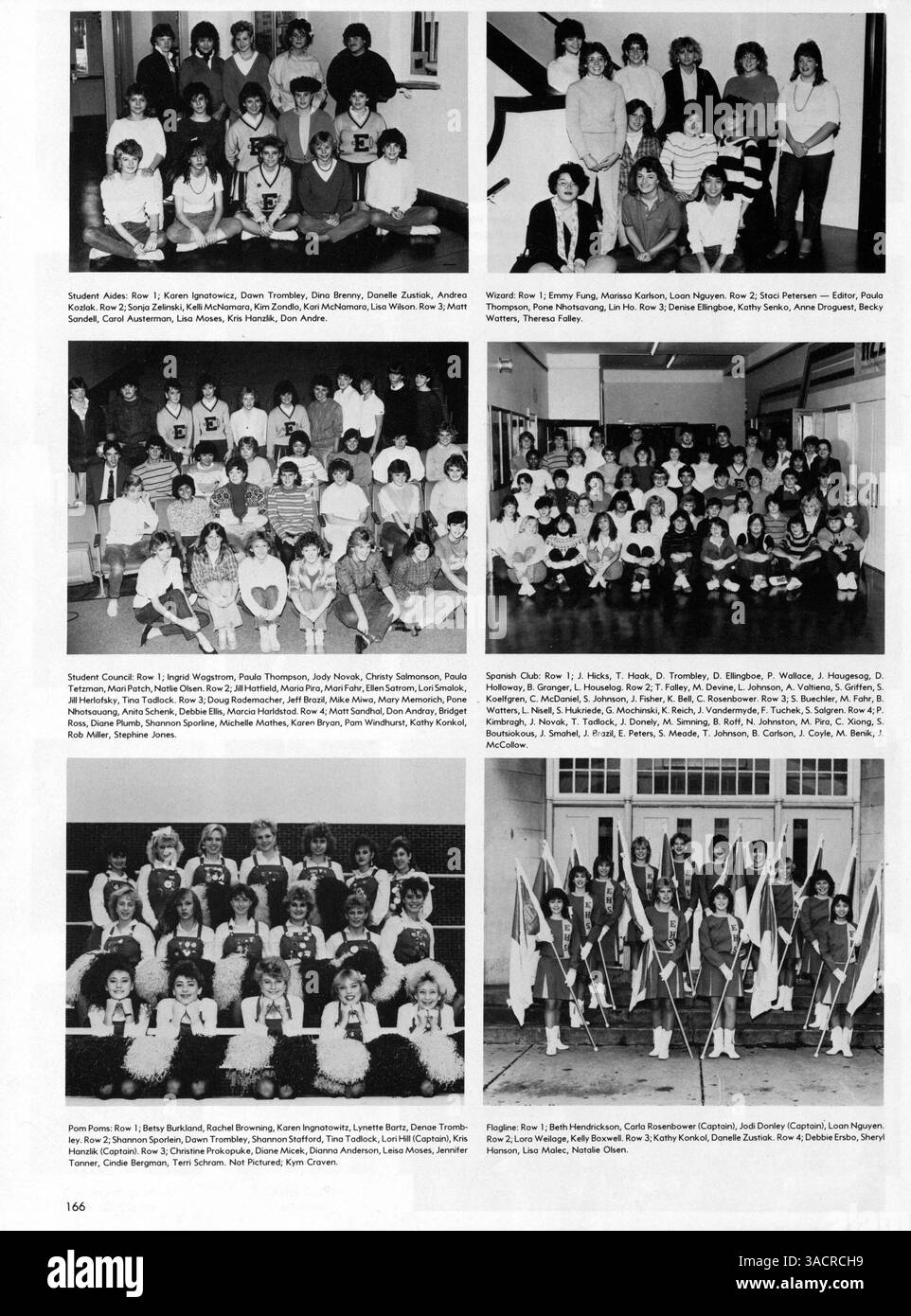 The 'Wizard' Yearbook from 1985 documents Edison High School's 1984 ...