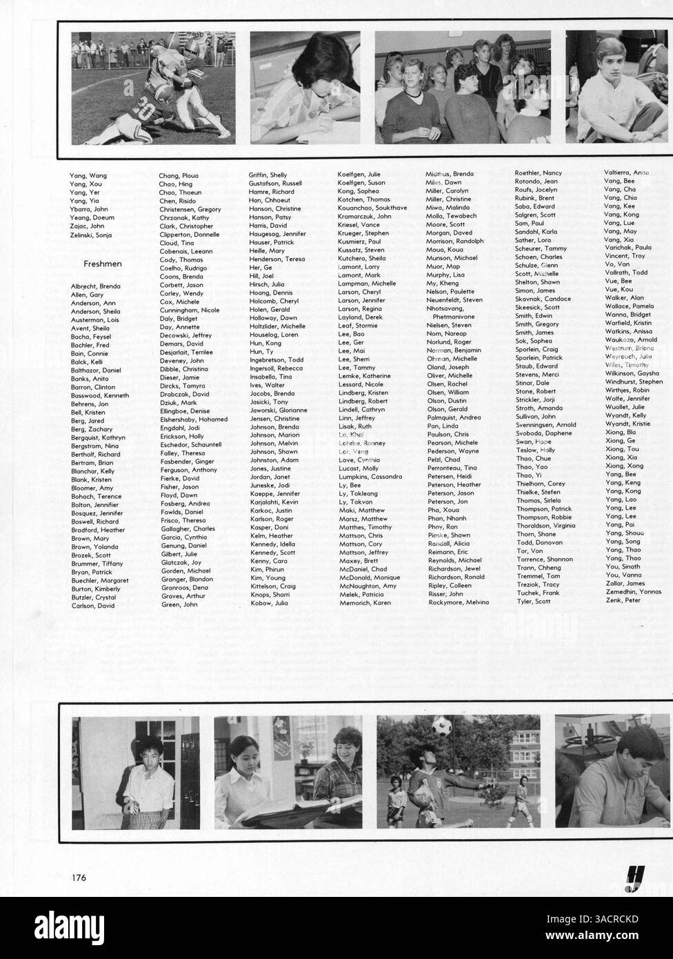 The 1985 edition of the 'Wizard' Yearbook at Edison High School ...