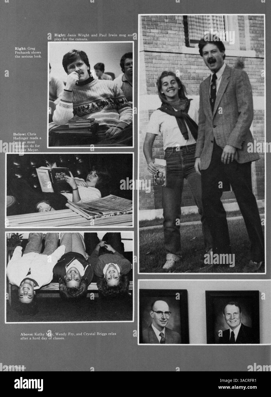 This 1983 yearbook captures the academic and extracurricular act hi-res ...