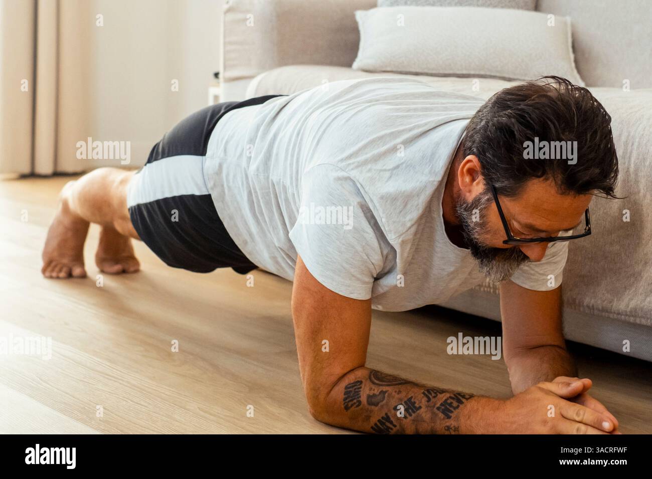 Including strength exercises with resistance bands hi-res stock ...