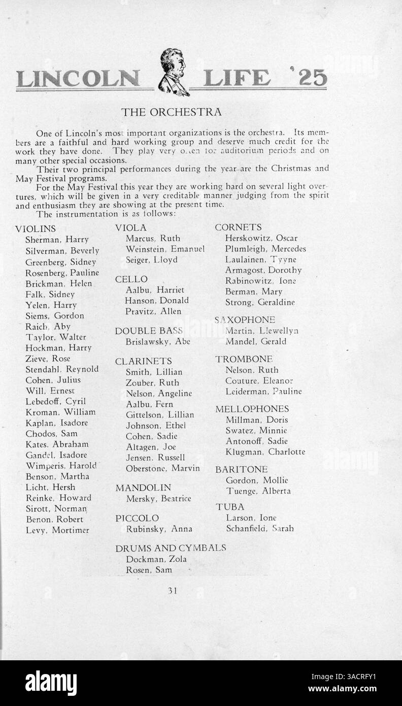 The 1925 Lincoln Jr. High Yearbook captures the essence of the 1924 ...